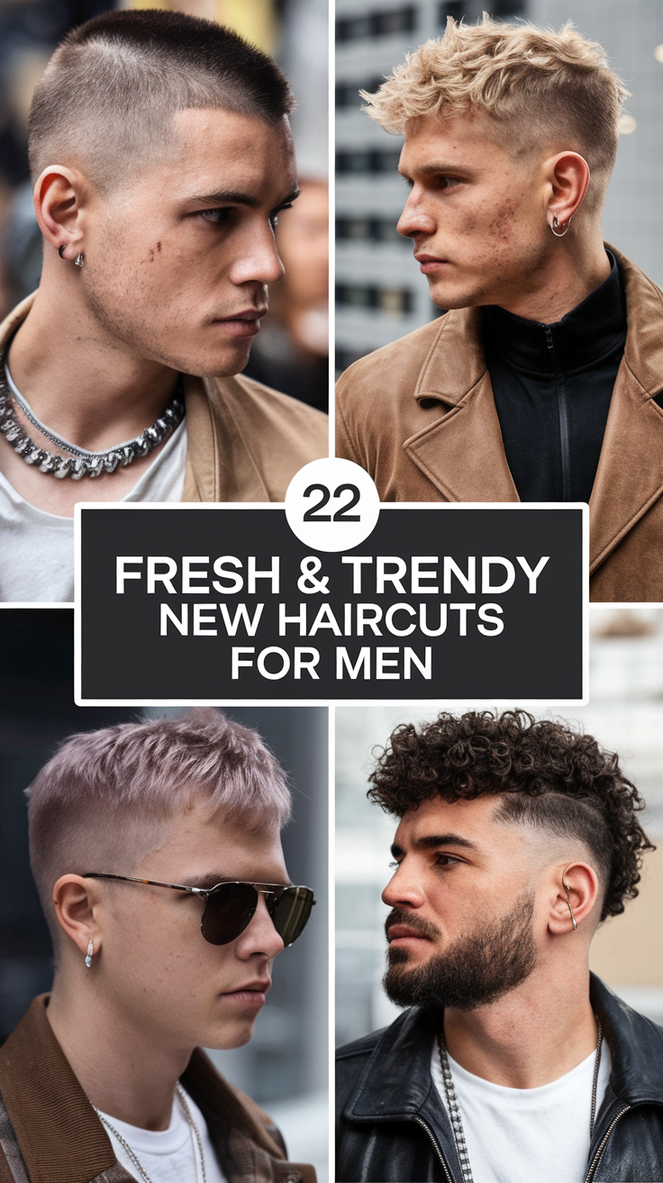 Fresh & Trendy: New Haircuts for Men 2025 - 22 Ideas for Short, Curly ...