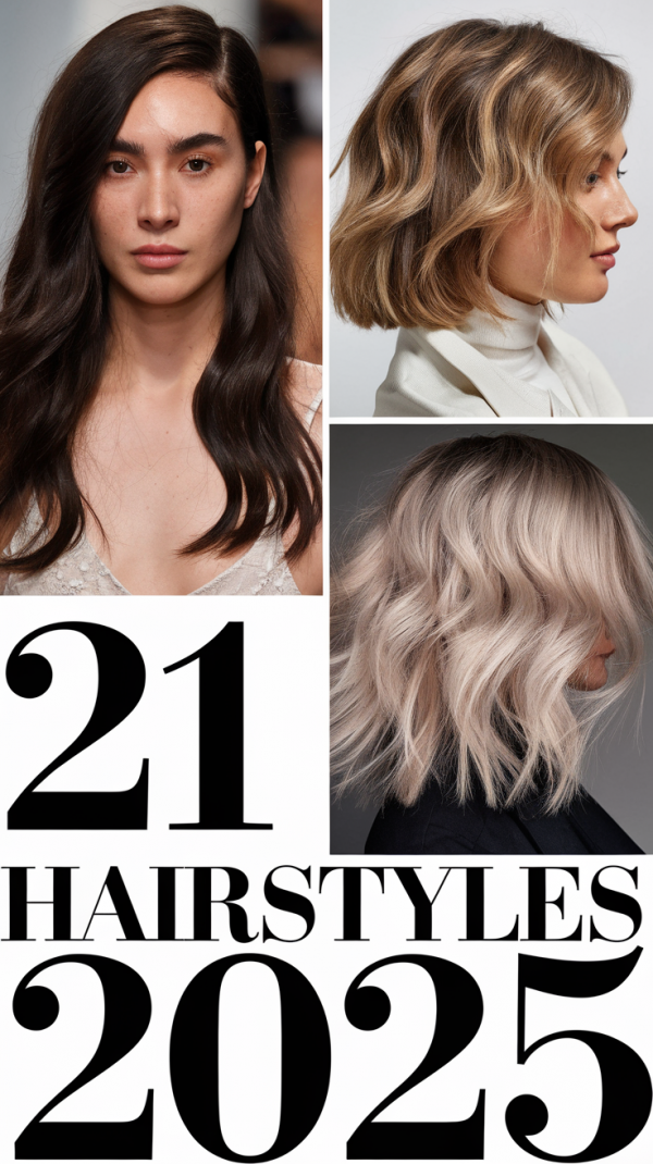 Hairstyles 2025: 21 Trendy Ideas for Women – Short Bob, Pixie, Curly ...