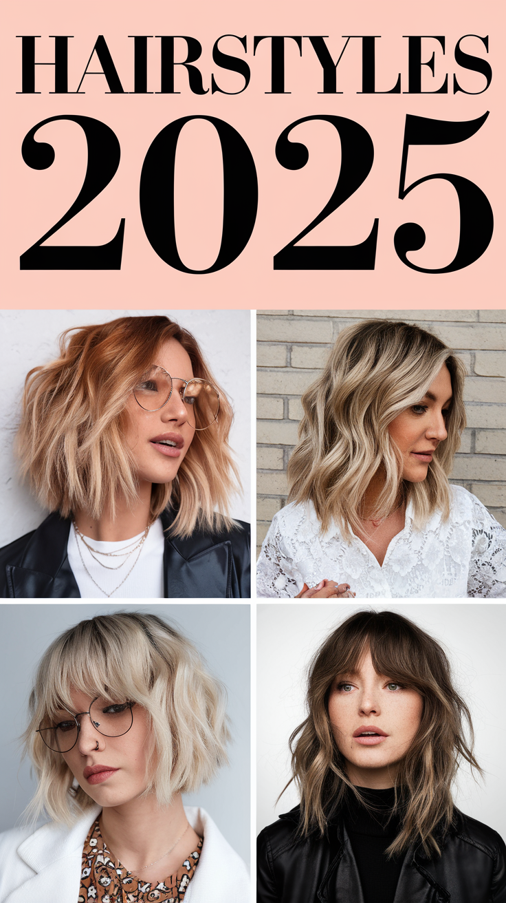 Hairstyles 2025: 21 Trendy Ideas for Women – Short Bob, Pixie, Curly ...