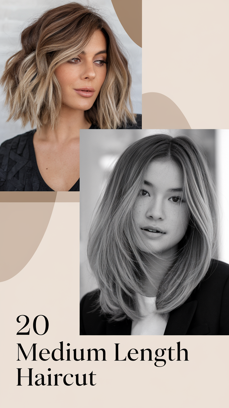 20 Medium Length Haircut Ideas for 2025: Layers, Bangs & Styles for ...