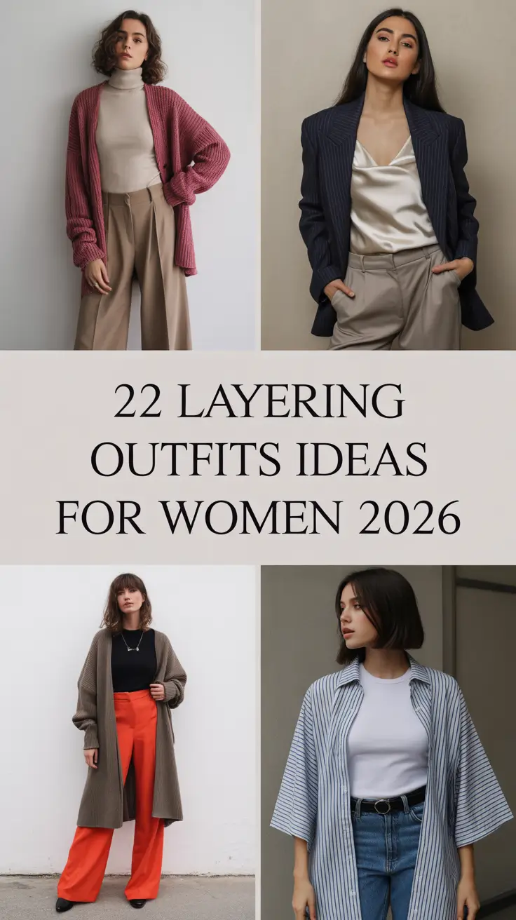 Layering Outfits Ideas for Women 2026 – Warm Winter & Stylish Layering Tips