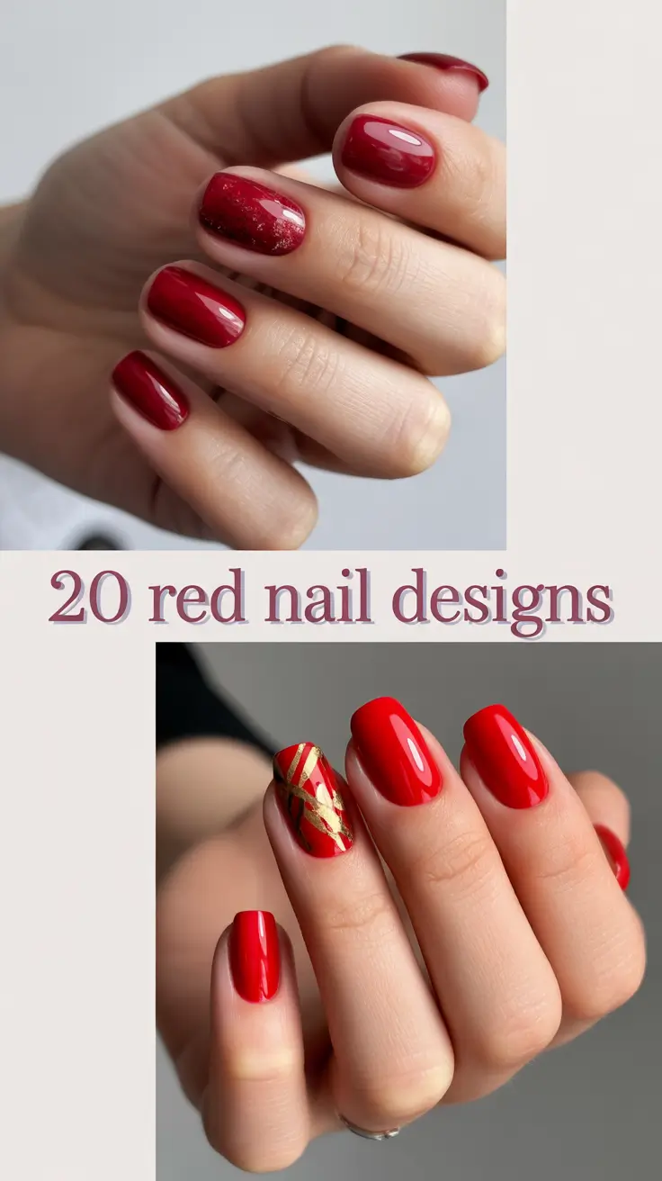 Red Nail Designs 2026 – Inspo, Aesthetic Ideas & Cute Art
